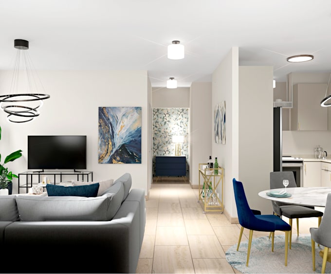 Create an interior design for the renovation of your home by ...