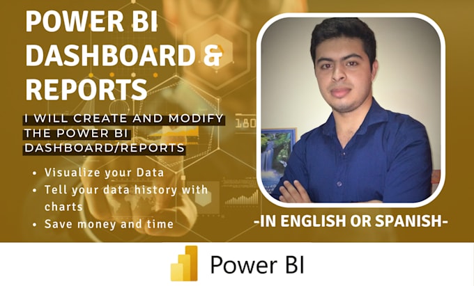 Create your power bi report and dashboard by Bdsalazar | Fiverr
