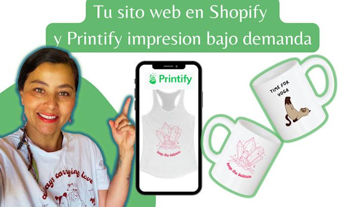 Create your online store in shopify and connected with printify print on demand by Alexismarinas ...