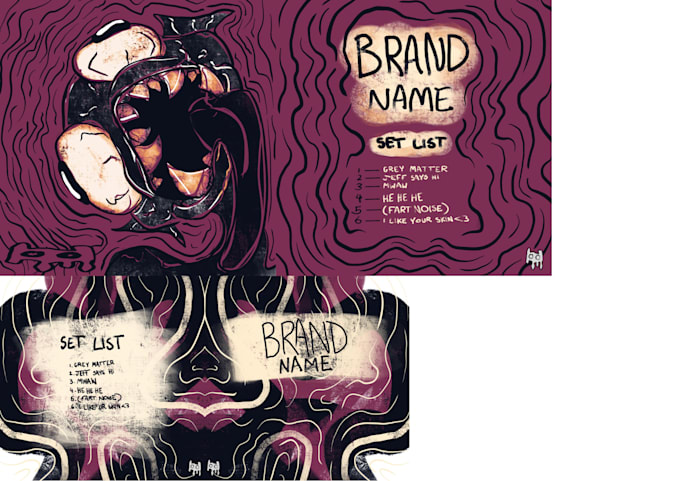 Design and create a hand drawn album cover by Eeby_deeby_ | Fiverr