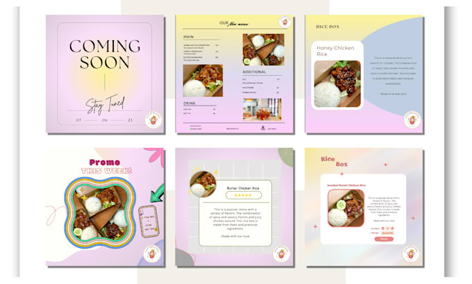 Help you to create feeds social media by canva by Cacasya | Fiverr