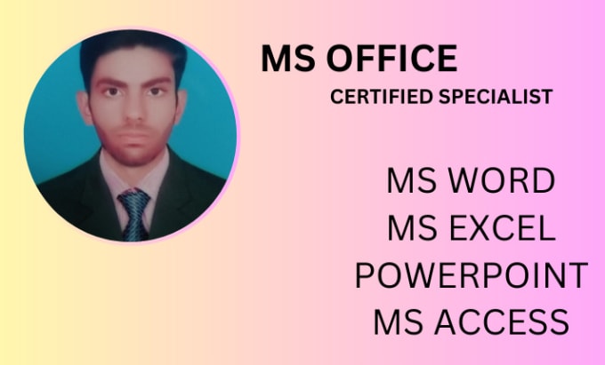 Perform microsoft word, ms excel, powerpoint, ms access professional ... Perform microsoft word, ms excel, powerpoint, ms access professional ...