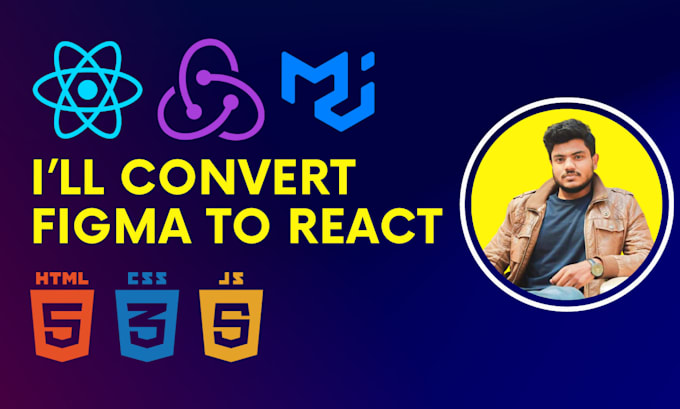 Convert figma to react js or next js as your react developer by ...