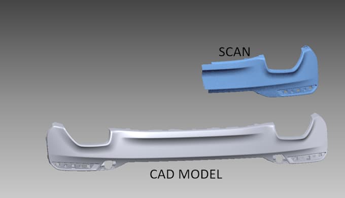 Do reverse engineering, convert 3d scan to solid cad model by Joemaverick339 | Fiverr