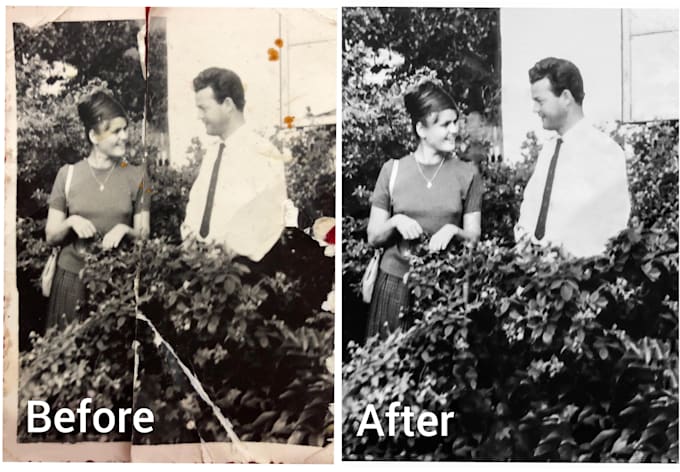 Do photo restoration, bring your old picture to life by Vulturs | Fiverr