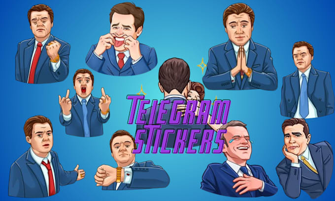 Draw your telegram stickers using character as reference by Anos_v34 ...