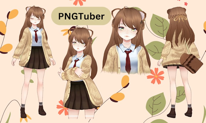 Design you a custom pngtuber for your streams by Dayyographics | Fiverr