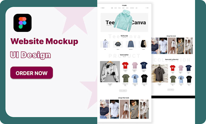 Design ui website mockup modern website mockup design in figma by ...
