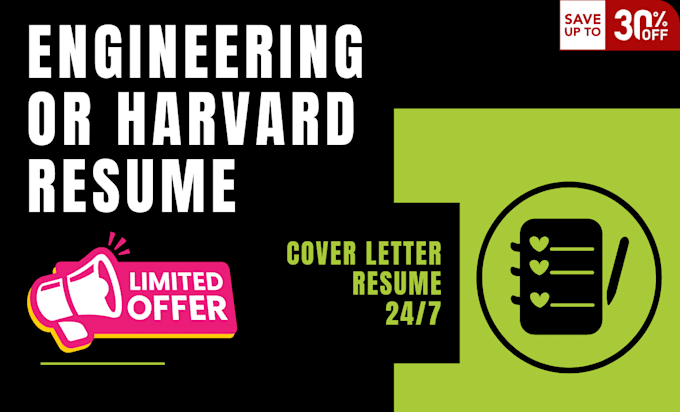 Create engineering and harvard resume cv that gives shine by Mirza ...