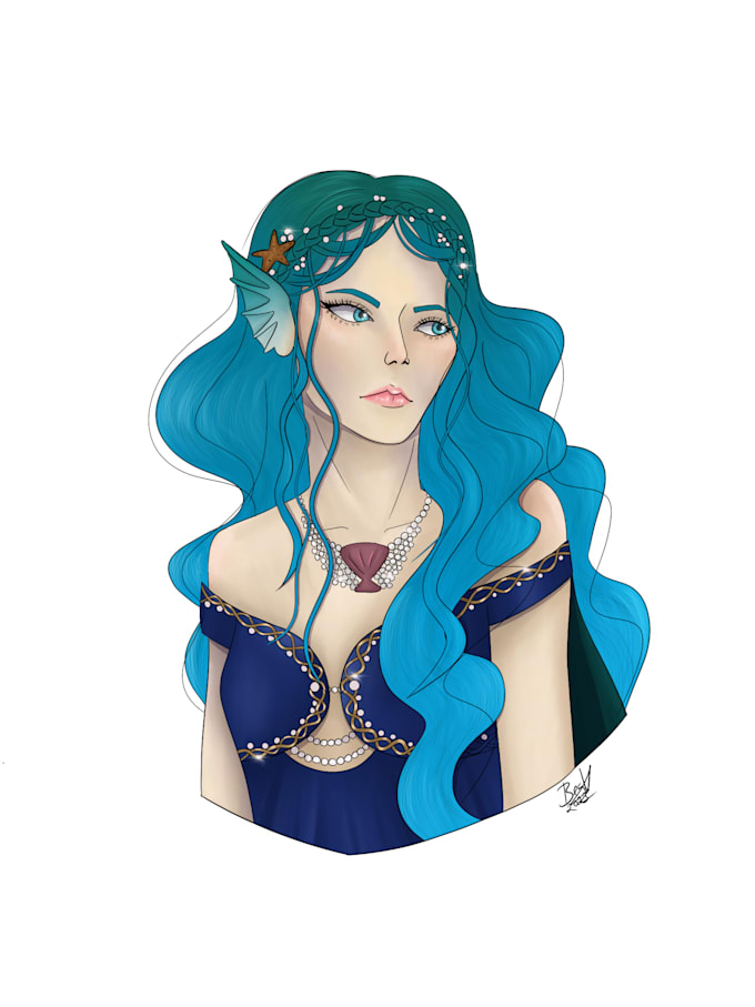 Make a drawing of your oc, fanart, dnd character or you by B00eaa | Fiverr