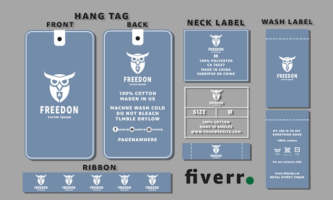 Design clothing tag hang tag clothing label hem tag neck label hang tag ...