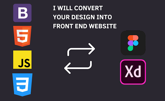 Convert your design into website using html,css,js and b5 by Sawnedcom ...