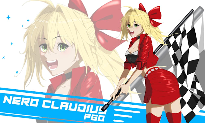 Draw anime art style for your oc, fan art, or game artwork by Hisakataa ...