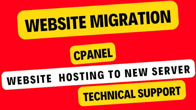 Migrate website to new hosting by Rosygahlot | Fiverr