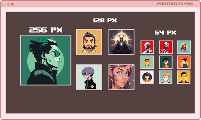 Create a pixel art avatar or portrait for your character by Yahya_km ...