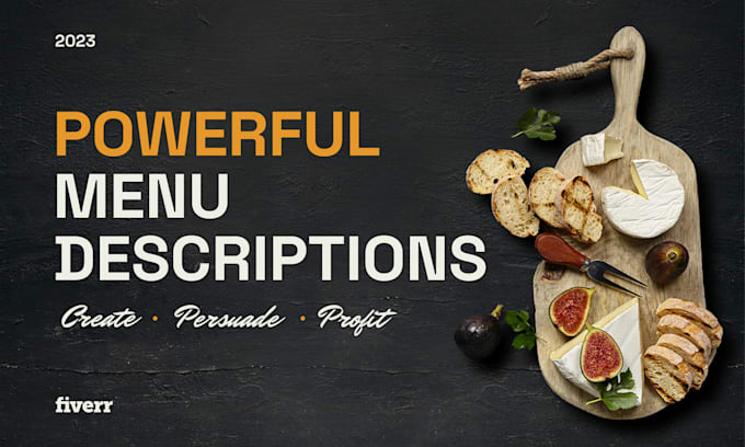 Write powerful descriptions for your restaurant menu by Rai_rcs | Fiverr