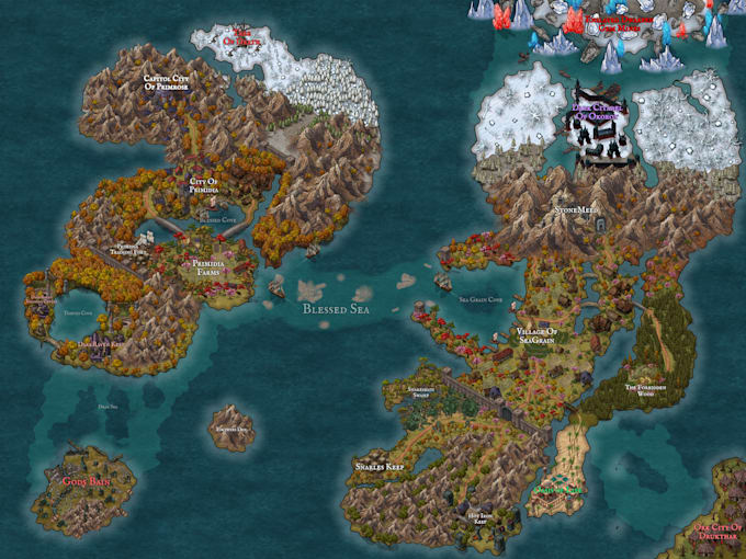 Make you a basic map by Homebrew_maps | Fiverr