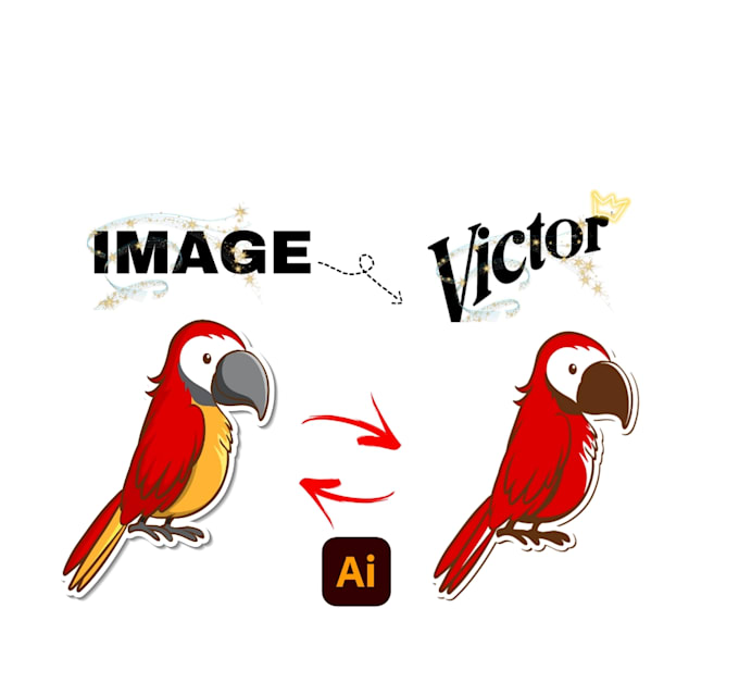 Convert sketch or image or drawing to vector and vice versa by ...