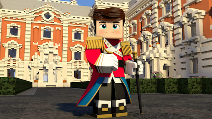 5 custom minecraft skin render by Juzt_hen | Fiverr