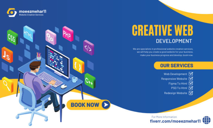 Html Css Web Programming Editing Figma To Html By Moeezmehar11 Fiverr