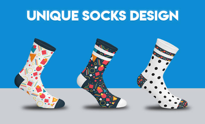 Create unique socks design for you by Mibrahim90 | Fiverr