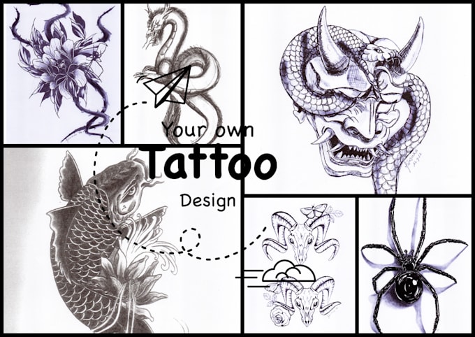 Create a custom tattoo design for you by Jarnsaxa_tattoo | Fiverr