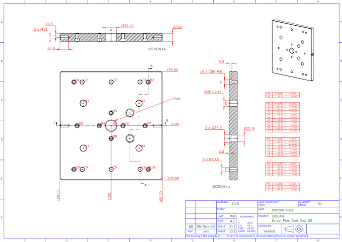 Make 2d drawing with dimensions from 3d models using autocad and ...