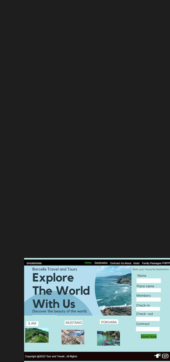 Do web design using figma and make logo or visitor card also by ...