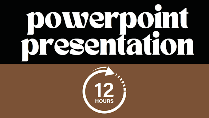 Create stunning powerpoint presentation in 12 hours by Glucosefructose ...