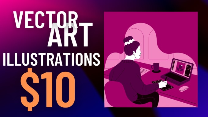 Do vector based based graphic design on adobe illustrator by ...