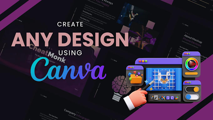 Create any design using canva by Jaylor14 | Fiverr