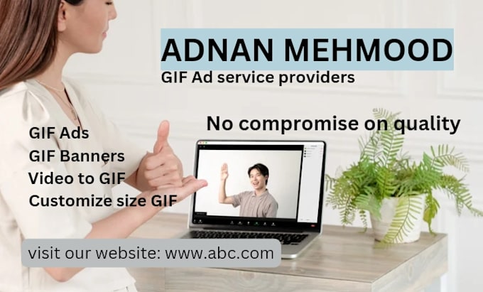 Design gif animated ads and gif animated banners by Adnan2152024 | Fiverr