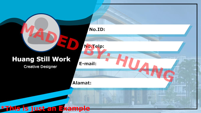 For sale name card design by Huangporrill | Fiverr