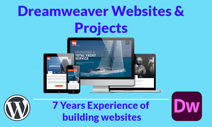 Create a responsive dreamweaver website by Kieranpitt97 | Fiverr