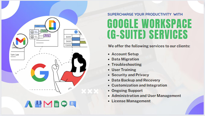 Setup google workspace gsuite and migrate your emails by Softwarehoop | Fiverr