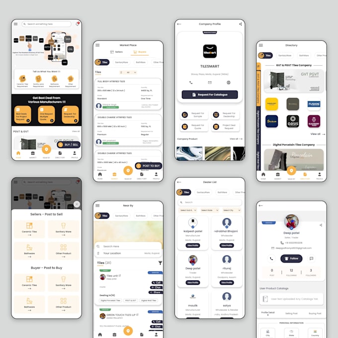 Design a creative mobile app uiux design in figma by Wiberiumtech | Fiverr
