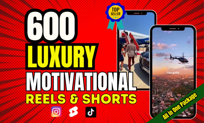 Create luxury motivational youtube shorts, instagram reels and tik toks by Reels_studio | Fiverr