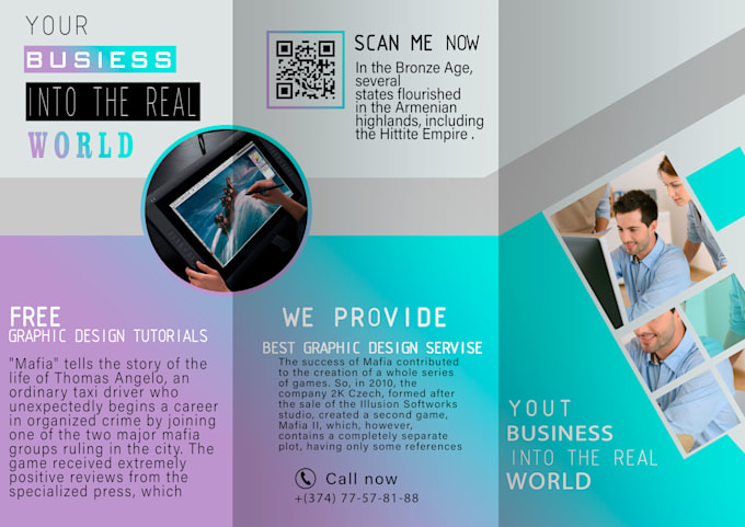 Create a flyer suitable for both print and digital formats by ...