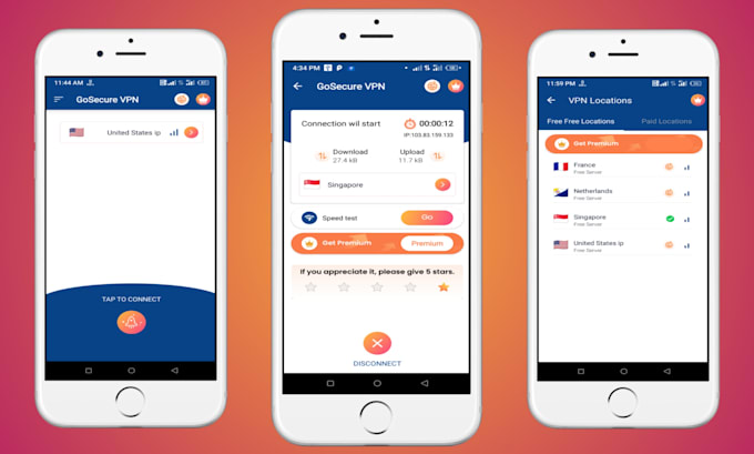 Develop vpn app with admin panel android studio java by Mehedibd360 | Fiverr