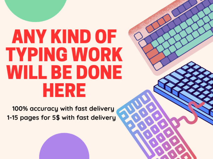 Do fast typing, accurate typing and retype scanned document by ... Do fast typing, accurate typing and retype scanned document by ...
