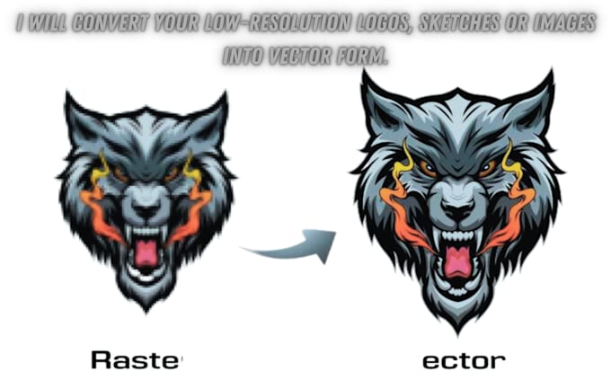 Do high quality vector tracing, redraw, convert logo to vector by ...
