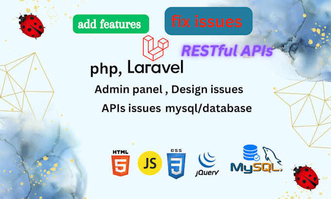 Fix Bug Add Features Laravel Upgradedesign Issues Apis By Naimatullah388 Fiverr