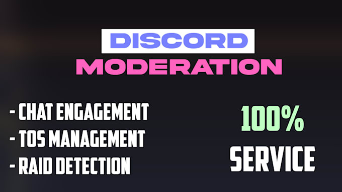 Moderate your discord server by Shivsproducts | Fiverr