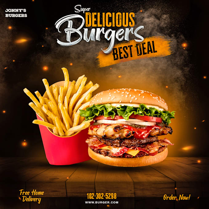 Design creative awesome restaurant menu food poster by Huzaifakhan_280 ...