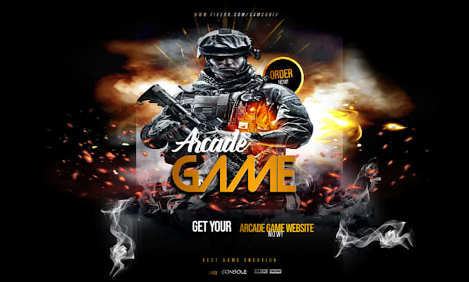 Build arcade game, arcade game website for you by Samcubix | Fiverr