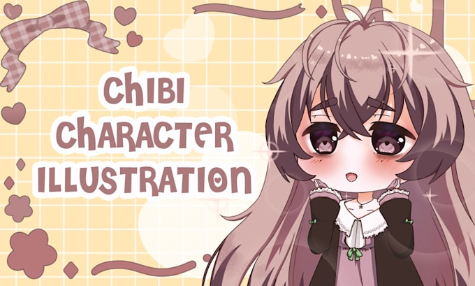 Make the most adorable chibis for you by Hattako | Fiverr
