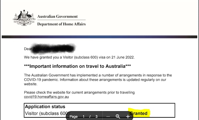 Help apply for your australian visitor visa 600 by Sameerasingh | Fiverr