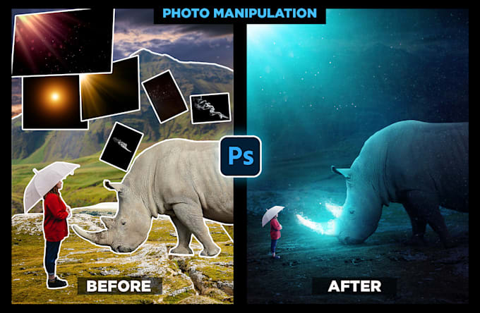 Edit professional photo manipulation using photoshop by Hastingdeequick ...