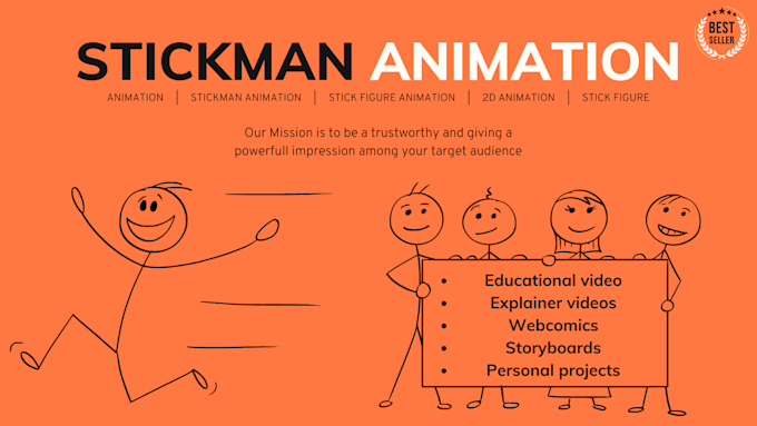 Create stick figure animations for your social media content by Syn_fx ...
