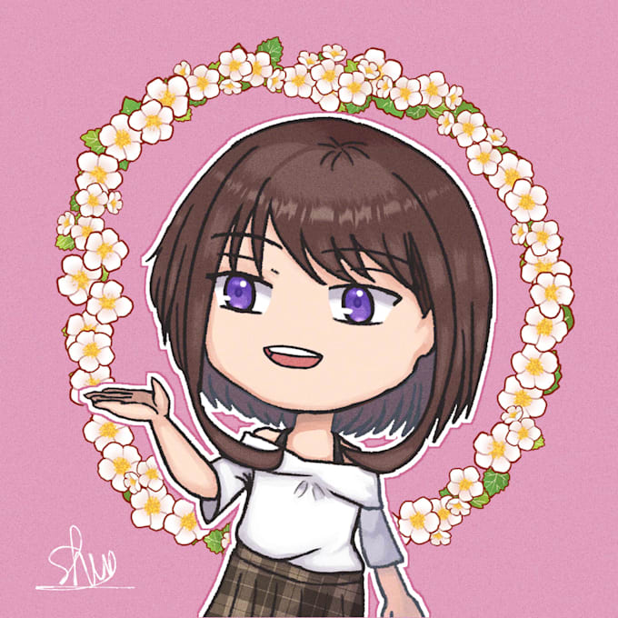 Draw chibi art of an original character or fanart of choice by ...